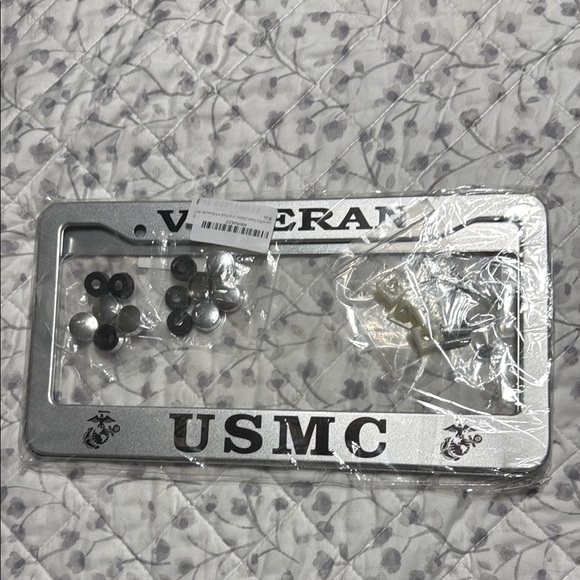 Accessories | Usmc Veteran License Plate Frame | Poshmark